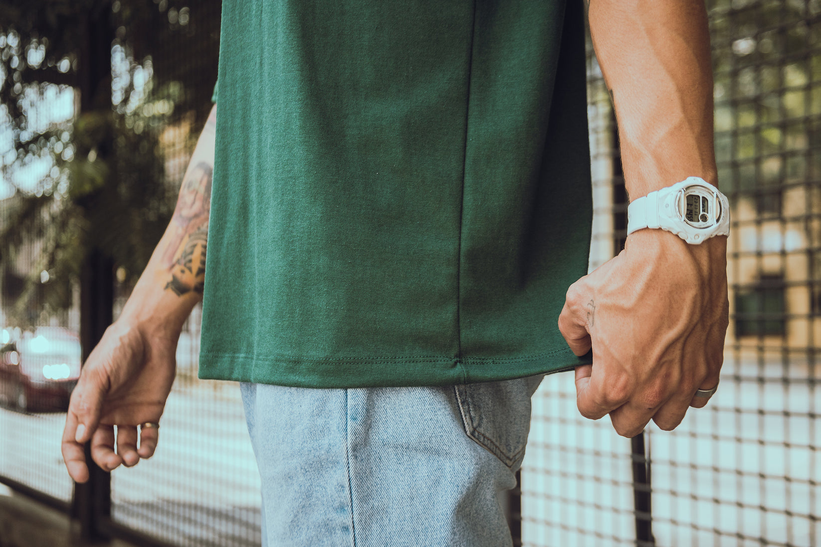 Playera Oversize Verde – Idink Clothing