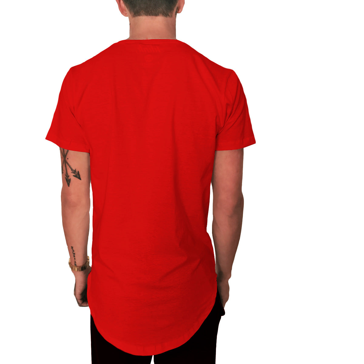 Playera Long Fit Swag Roja – Idink Clothing